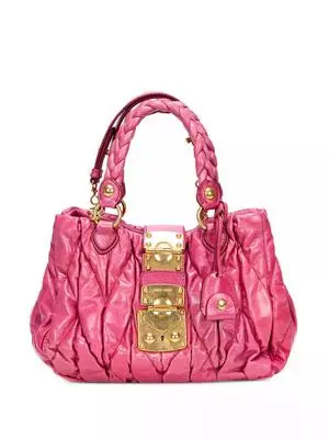 Miu Miu Quilted Two-handle Shoulder Bag