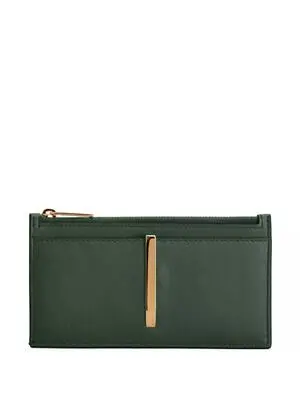 TOD'S Zip Card Holder - Green