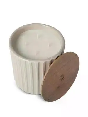 Brunello Cucinelli Ridged Ceramic Vessel Candle