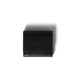 Miu Miu Small Nappa Leather Wallet - Black