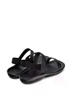 Camper Isla Leather Sandals - Black