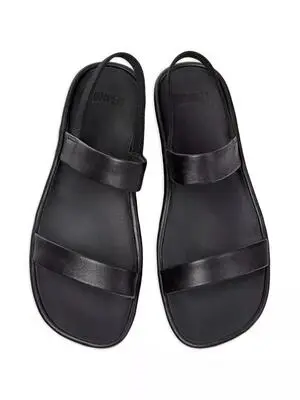 Camper Isla Leather Sandals - Black