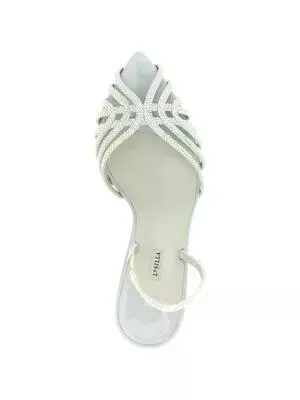 LE SILLA Rhinestone Pointed-toe Sandals
