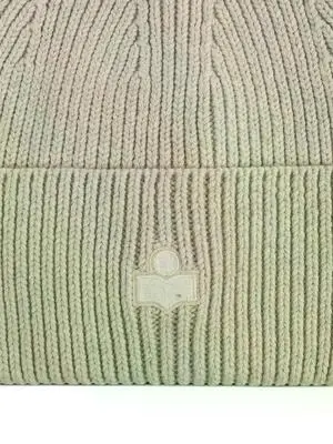 Isabel Marant Étoile Logo-detail Cotton Beanie - Neutrals