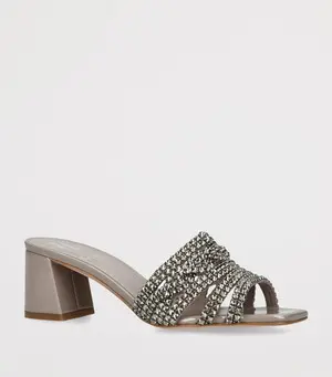 GINA Crystal Utah 55 Mules - Brown