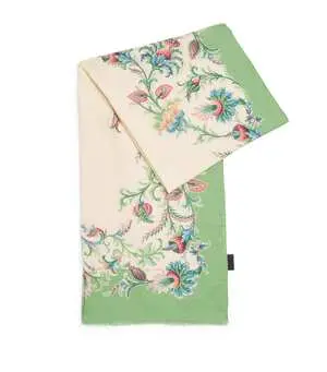 Etro Printed Scarf Ivory