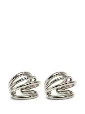 PANCONESI Small Serpent Hoop Earrings - Silver