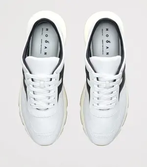 Hogan Leather Hyperlight Sneakers - White