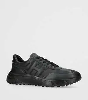 Hogan Leather Hyperlight Sneakers - Black