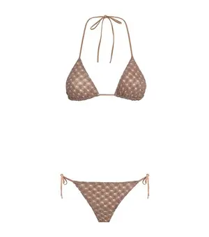 Missoni Crochet Spiderweb Bikini - Brown