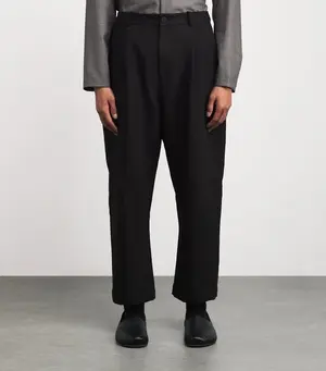 Studio Nicholson Cotton Pleated Trousers