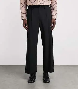 Issey Miyake Pleated Straight Trousers