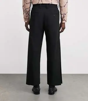 Issey Miyake Pleated Straight Trousers