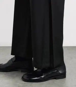 Issey Miyake Pleated Straight Trousers