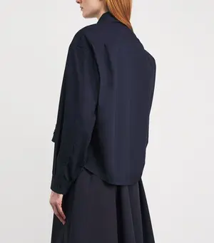 Sandro Cotton Embroidered Shirt