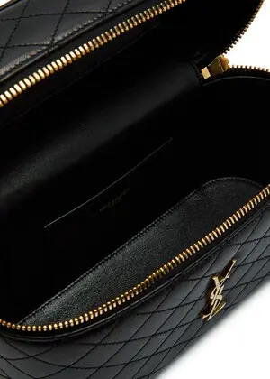 Saint Laurent Gaby Large Quilted Leather Top Handle Bag