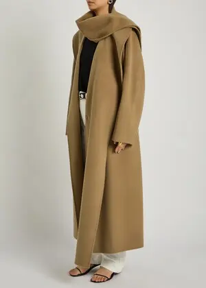 RÓHE Double-faced Wool And Cashmere-blend Belted Coat - Camel