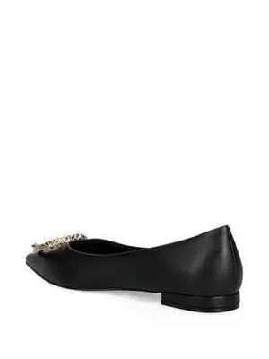Just Cavalli Embellished-toe Ballet Flats