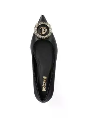 Just Cavalli Embellished-toe Ballet Flats