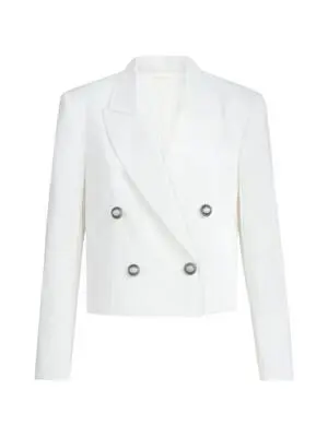 Brunello Cucinelli Long-sleeved Blazer - White