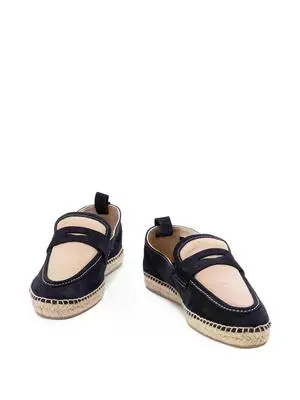 CastaÑer Nacho Raffia Platform Espadrilles - Blue