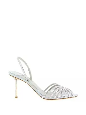 LE SILLA Rhinestone Embellished Pointed-toe Sandals