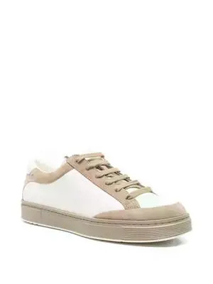 Emporio Armani Suede-panel Sneakers