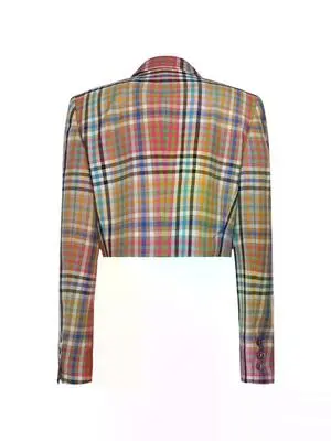 VIVIENNE WESTWOOD Double-breasted Check-pattern Blazer