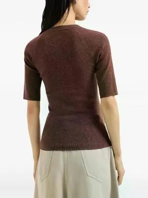 Brunello Cucinelli Sparkling T-shirt - Brown