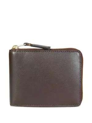 Comme Des Garçons Leather Zip Wallet - Brown