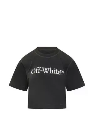 Off-white Round Neck T-shirts For Women