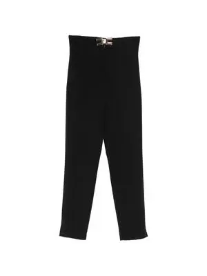 Elisabetta Franchi Black Wash Pants For Women