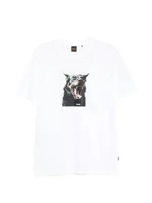BOSS Graphic-print T-shirt - White