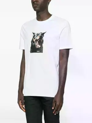 BOSS Graphic-print T-shirt - White