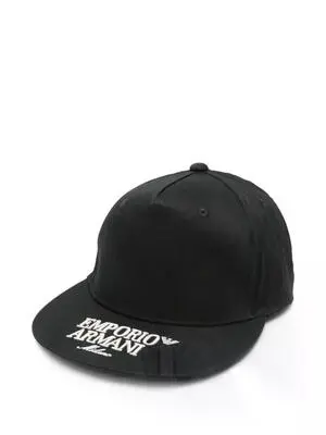 Emporio Armani Logo Baseball Hat - Black