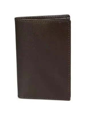 Comme Des Garçons Logo-detail Leather Wallet - Brown