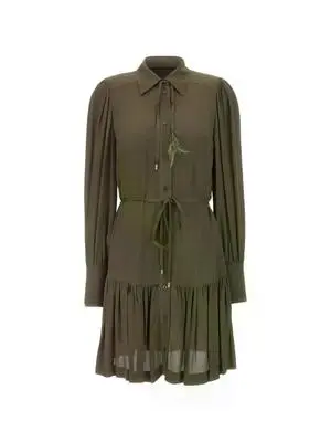Liu Jo Feather Pleated Dress