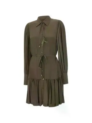 Liu Jo Feather Pleated Dress