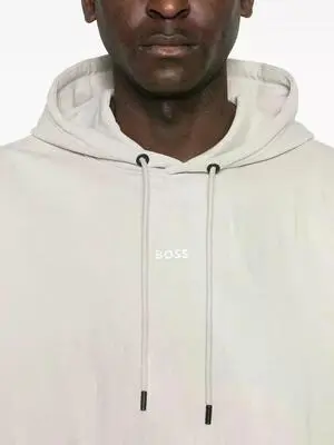 BOSS Drawstring Logo-detail Hoodie