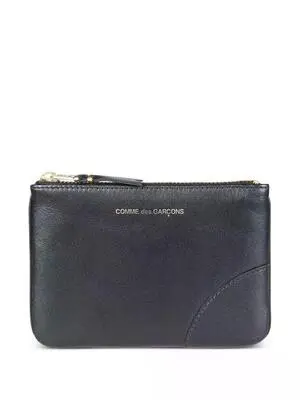Comme Des Garçons Classic Leather Zip Card Holder - Black