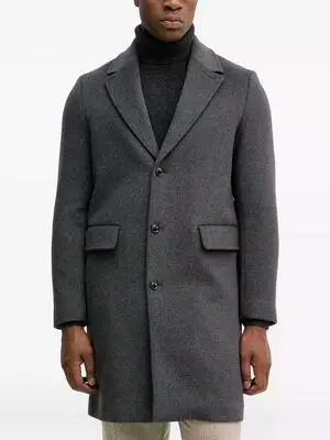 Sisley Single-breasted Coat - Grey