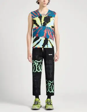 DISCLAIMER Cotton Tapered Leg Pants With Drawstring