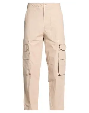DISCLAIMER High-waisted Cargo Pants - Beige