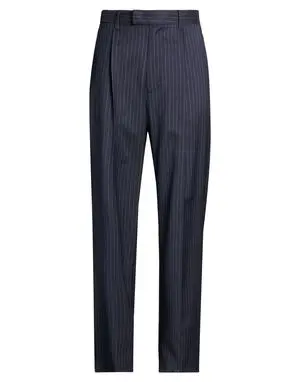 WINNIE NYC Striped Virgin Wool & Silk Tailored Pants