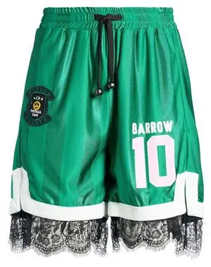 BARROW High-waisted Synthetic Jersey Shorts - Green