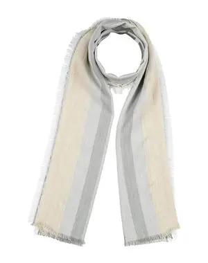 TWINSET Scarf Cream Acrylic, Polyester, Viscose, Wool, Cashmere - White