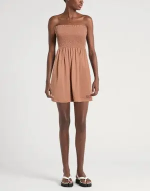 EA7 Mini Flared Dress - Brown