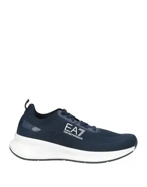 EA7 Knitted Low-top Sneakers - Blue