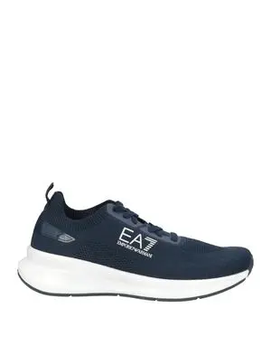 EA7 Knitted Low-top Sneakers - Blue