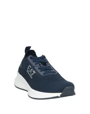 EA7 Knitted Low-top Sneakers - Blue